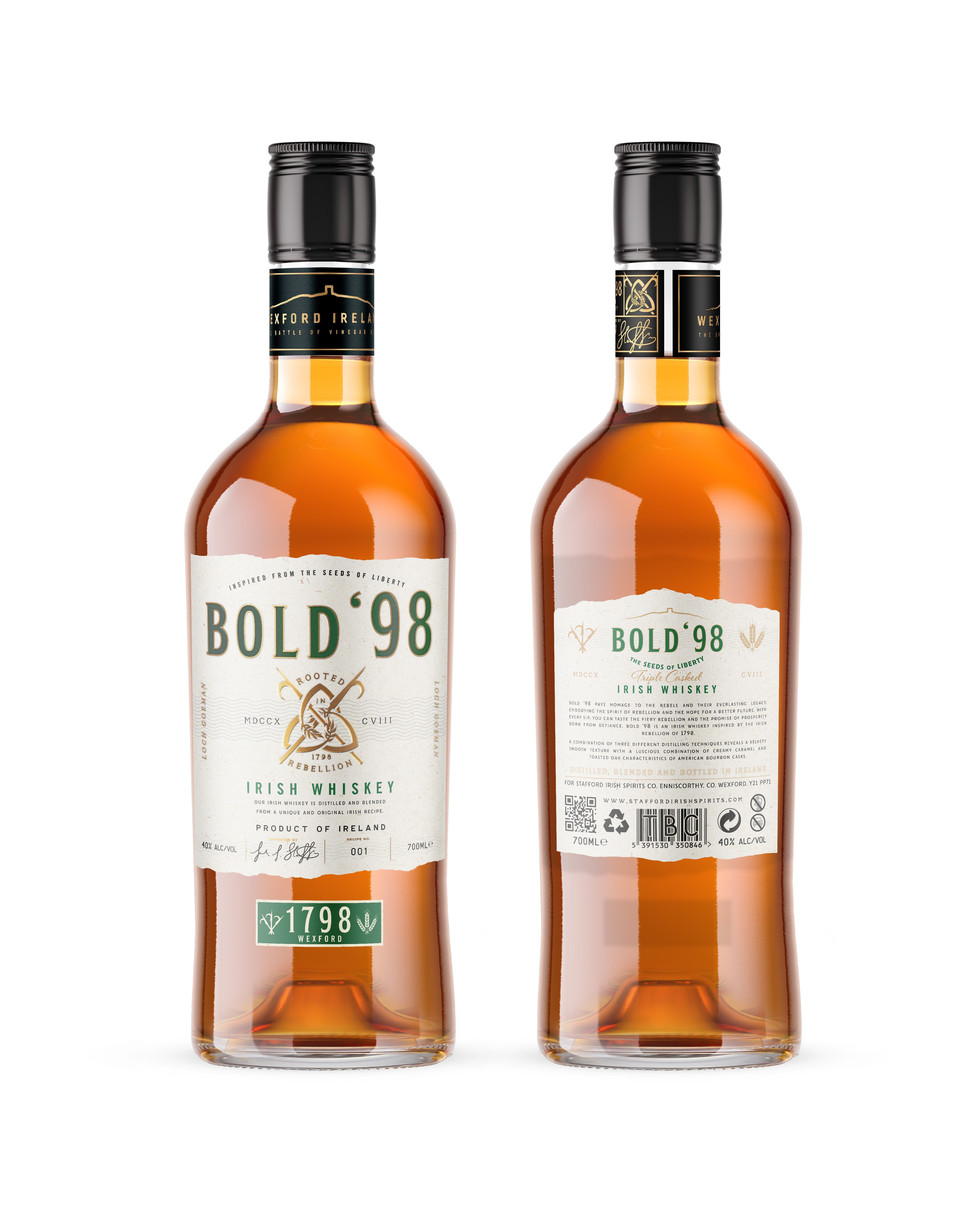 Bold '98 Irish Whiskey 70cl – Stafford Irish Spirits Co